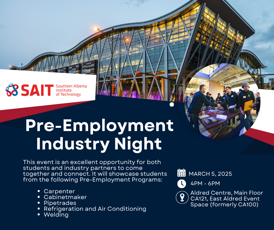 SAIT - 2025 SoC Winter Pre-Employment Industry Night