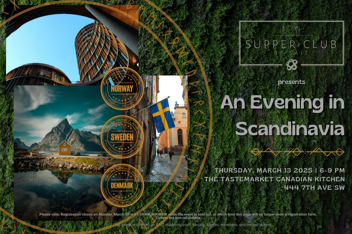 SAIT - Supper Club: An Evening in Scandinavia March 13, 2025